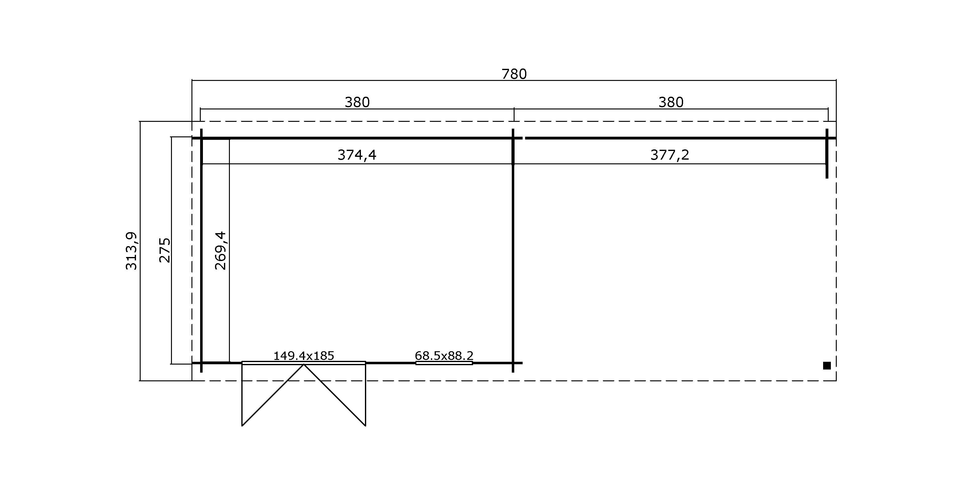 Aida 800 Onbehandeld